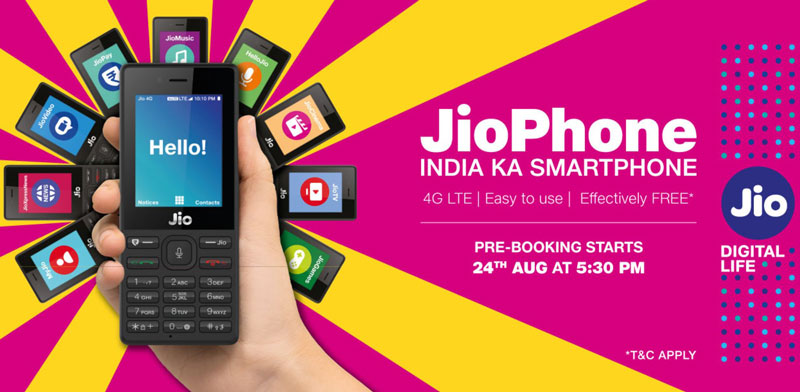JIO Phone India Ka Smartphone - Specs, Price, FAQs